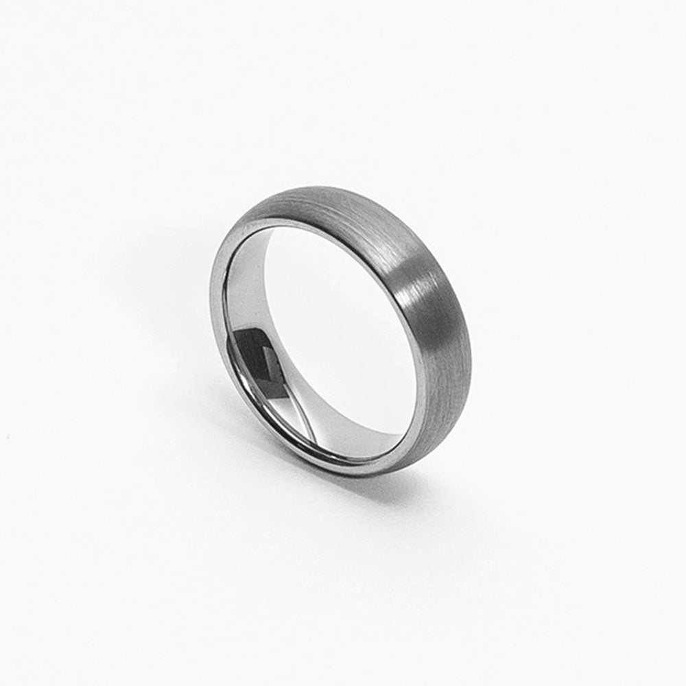 Tsakali | Men’s Bevelled, Silver Tungsten Ring | Jackal and Dare ...